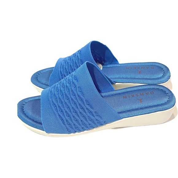 Danskin | Shoes | Danskin Dare Sandals Womens 7 Slip On Knit Wedge ...